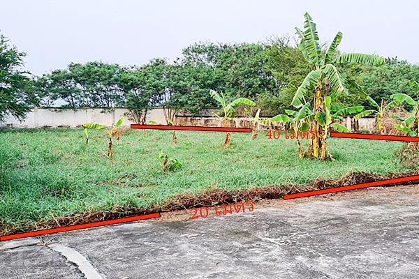 Land for sale 200 square meters in Pruksa Land Village, Nong Chak, Ban ...