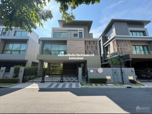 For sale: 3-storey luxury house, Grand Bangkok Boulevard, Ratchaphruek-Rama 5 (Phase 2), has an ...